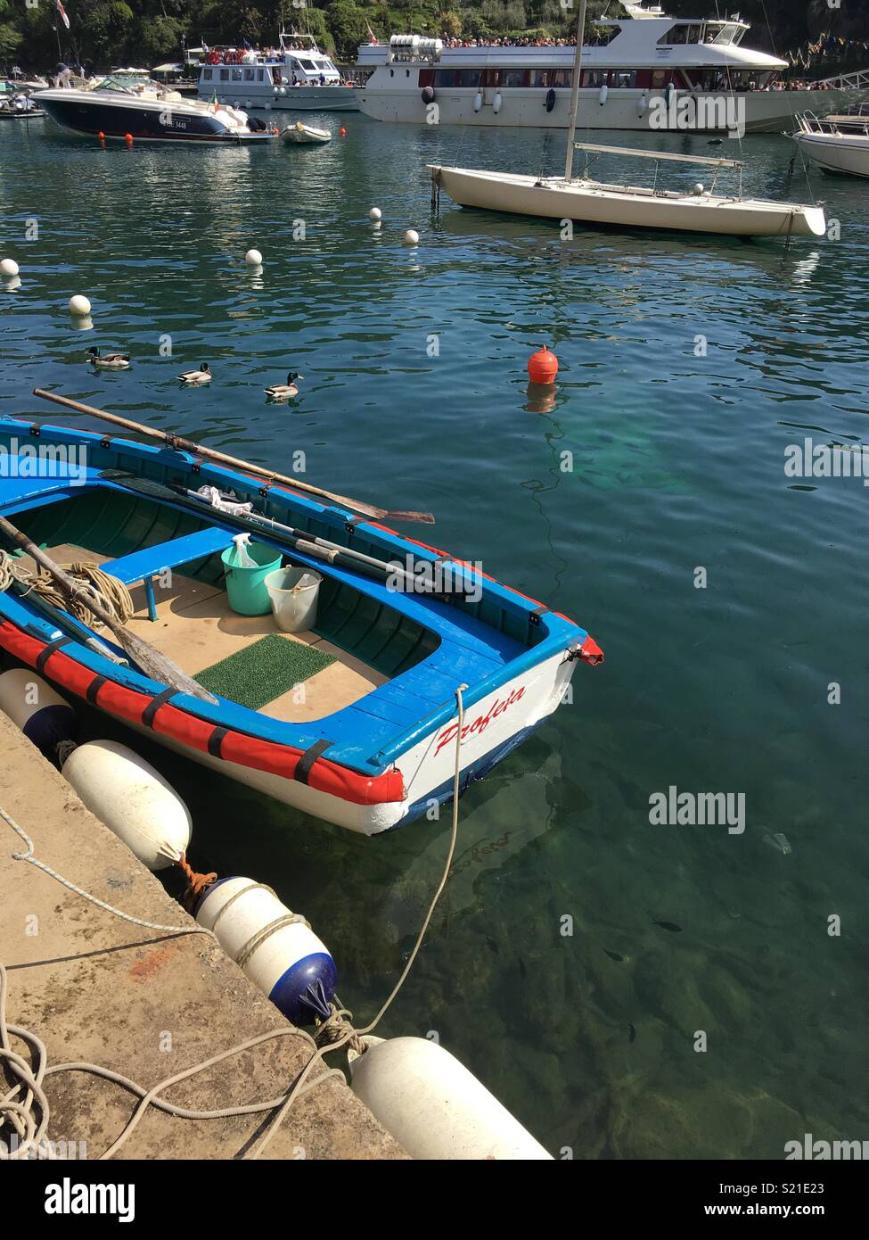Boats on the quay Stock Photo - Alamy