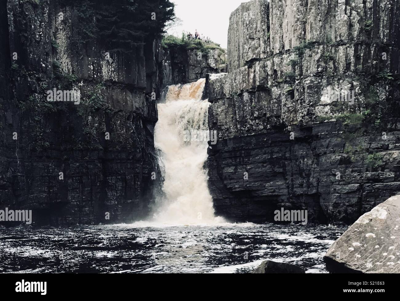 High force waterfall Stock Photo - Alamy