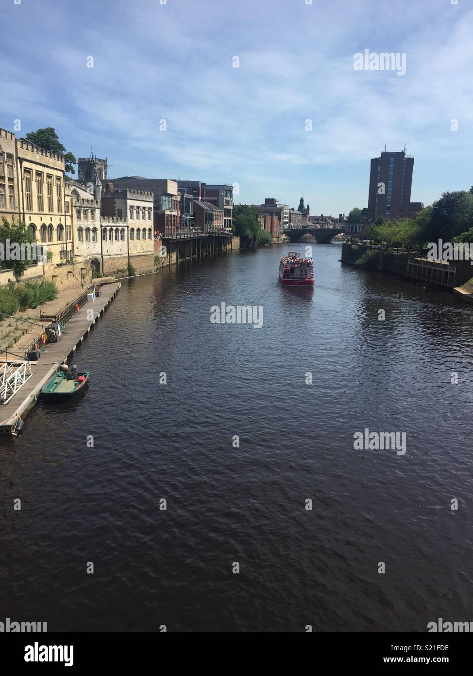 River in York Stock Photo - Alamy