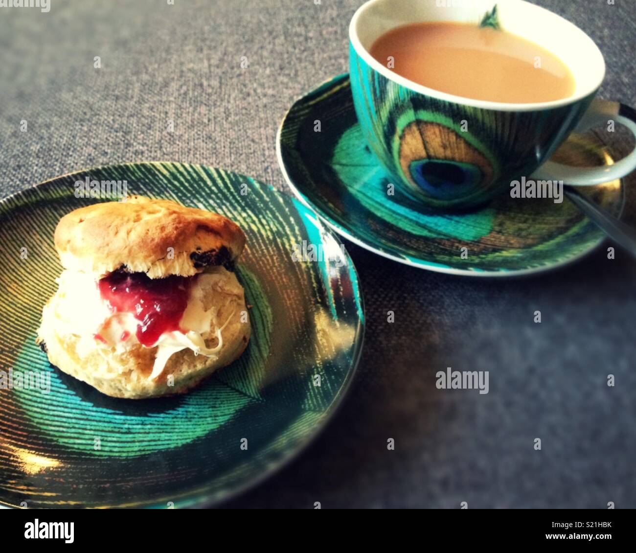Homemade Cream tea Stock Photo - Alamy