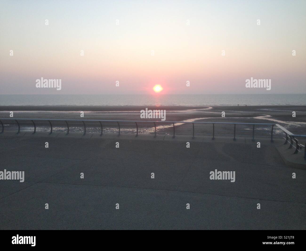 Irish Sea Sunset Stock Photo - Alamy