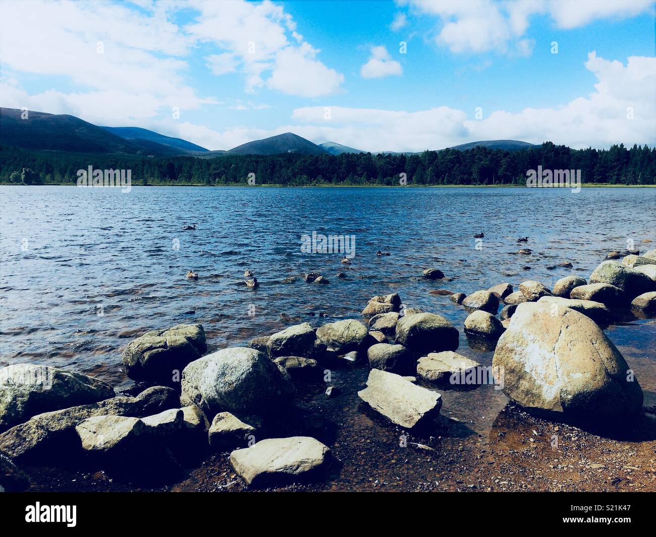 Highland Scottish Loch (lake Stock Photo - Alamy