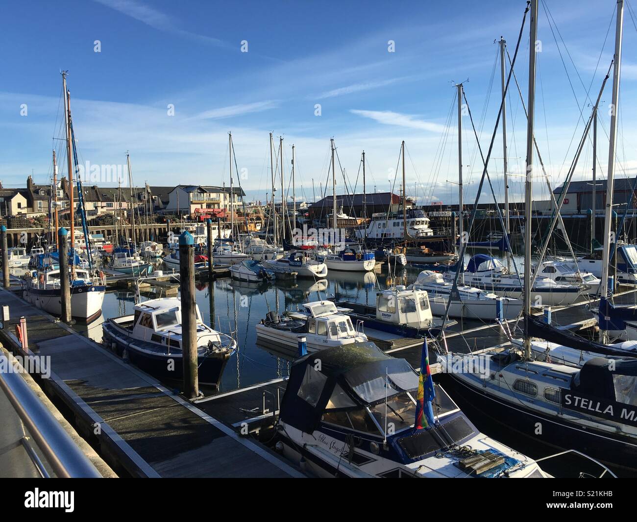 Harbour in Arbroath Stock Photo - Alamy