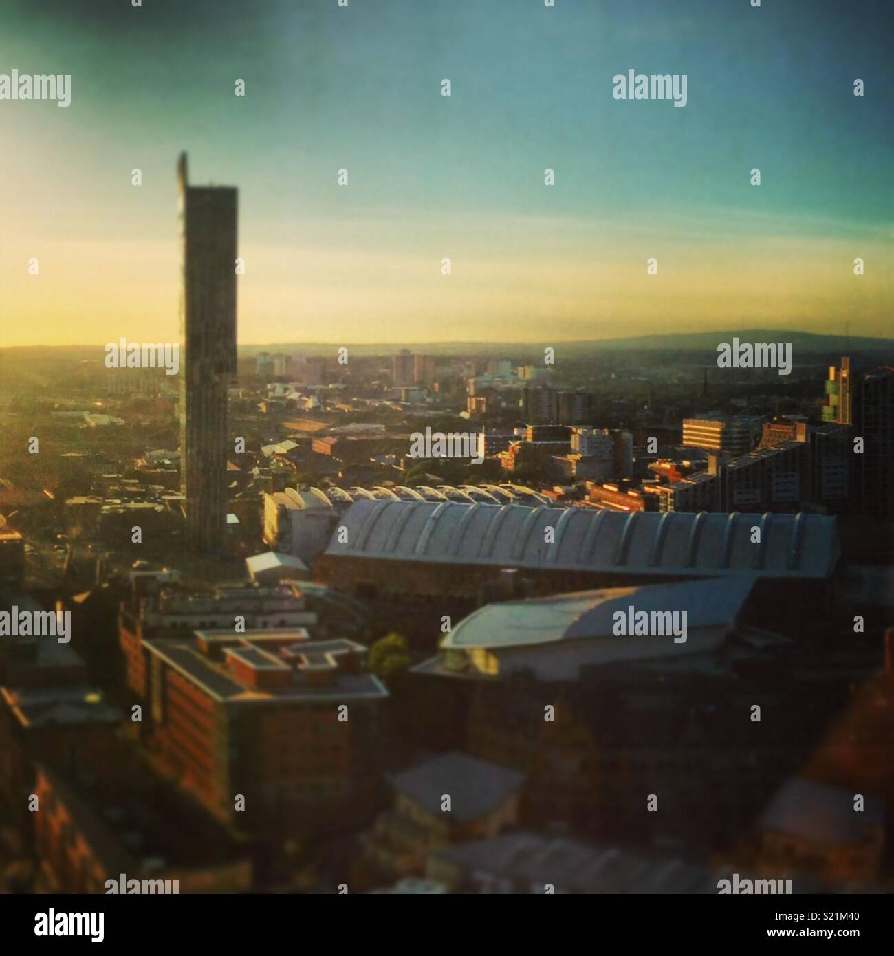Manchester Skyline Beetham Tower Stock Photos & Manchester Skyline ...