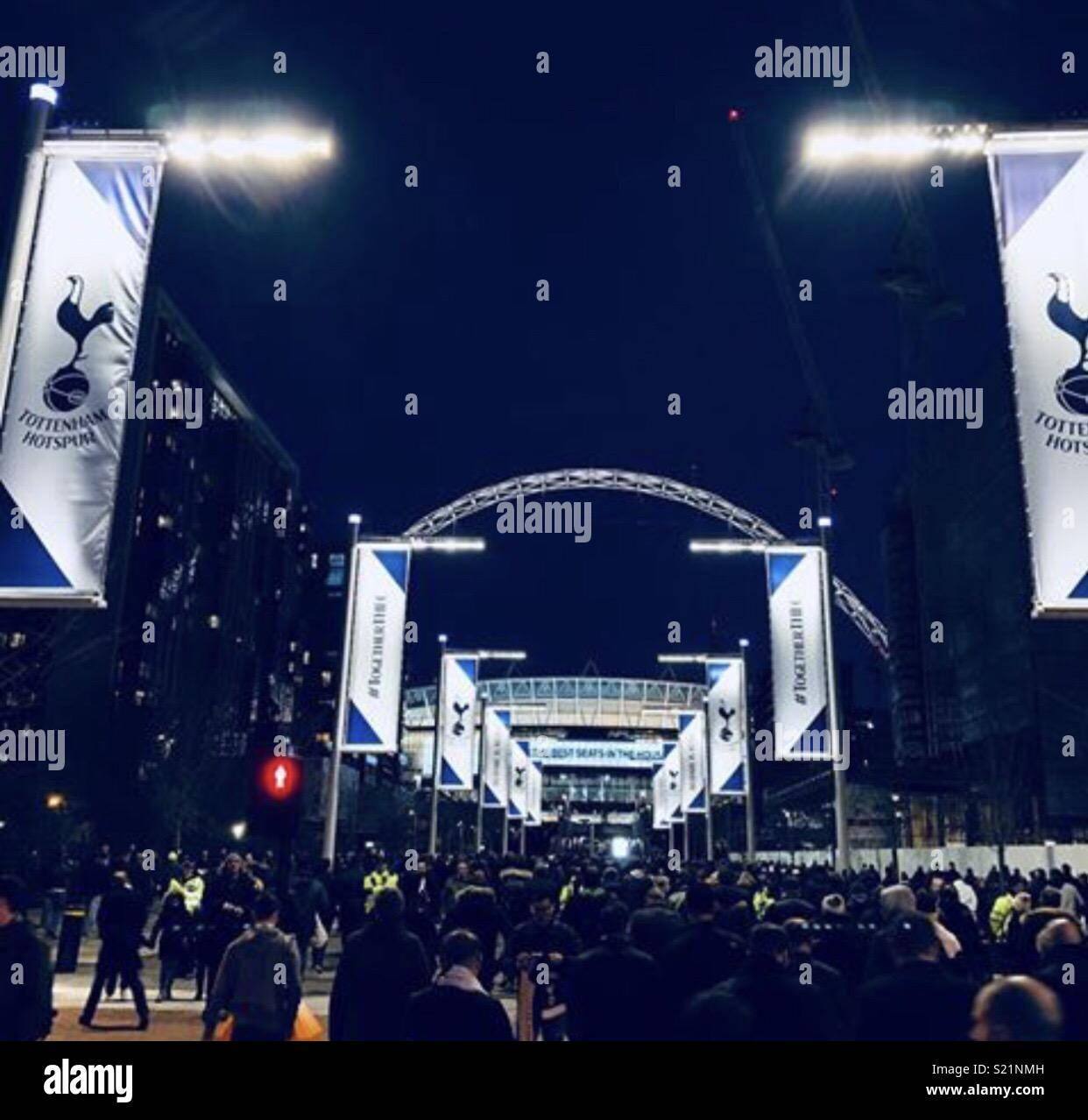Wembley stadium night hi-res stock photography and images - Alamy