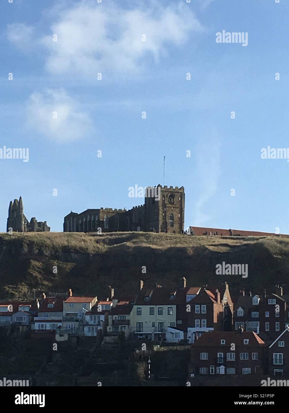 Whitby Castle High Resolution Stock Photography and Images - Alamy