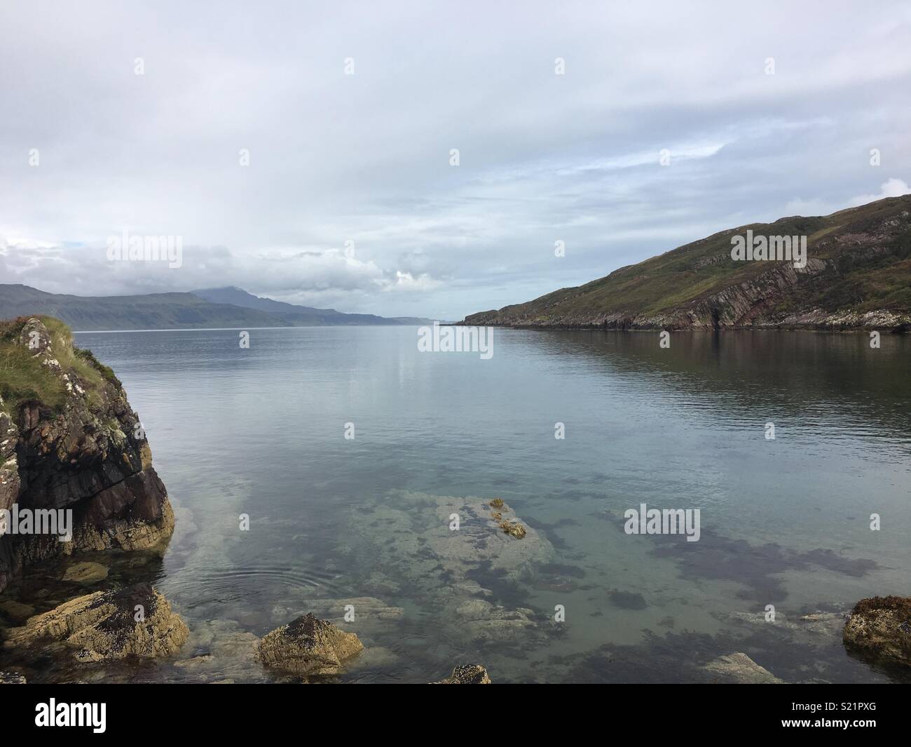 Scottish islands and sea Stock Photo - Alamy
