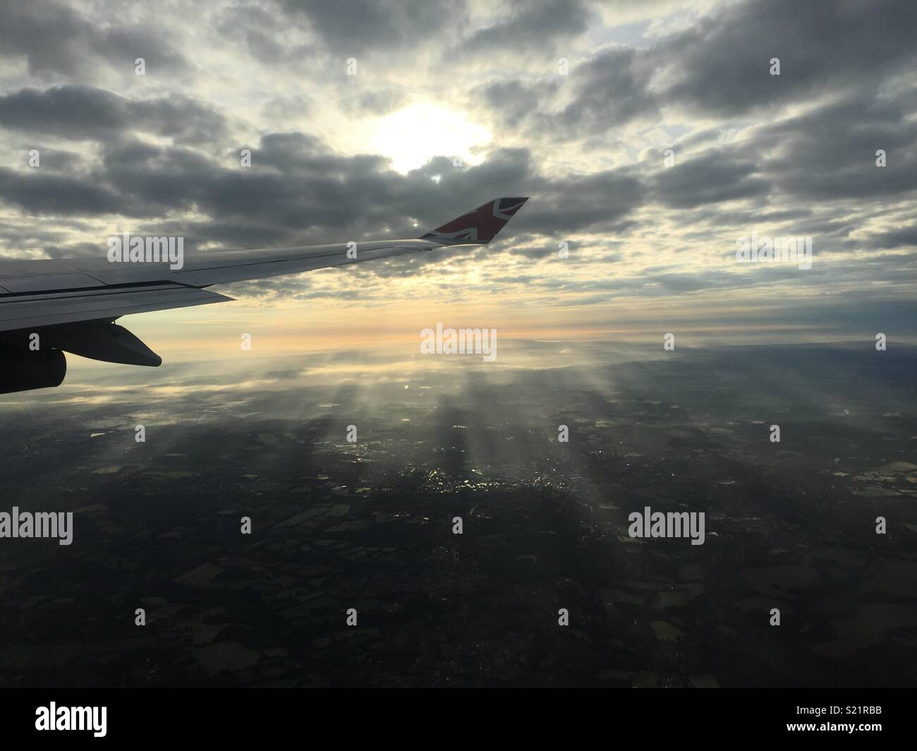 Plane sunrise hi-res stock photography and images - Alamy