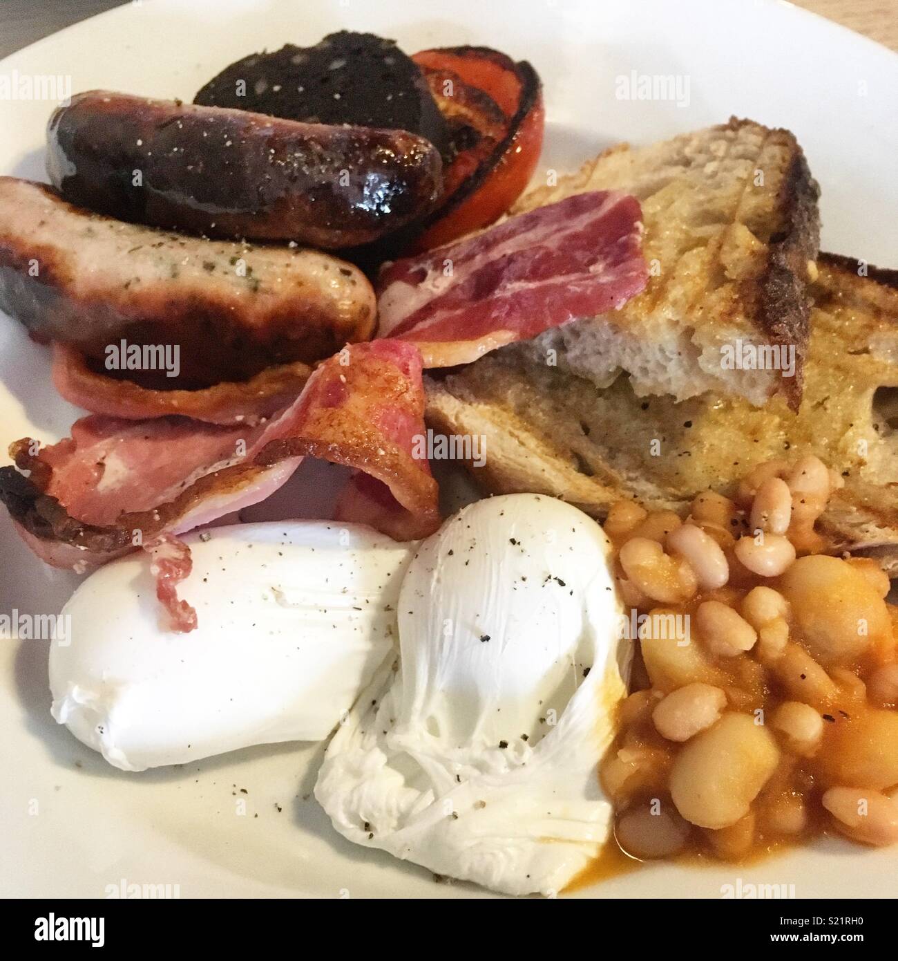 Full English breakfast Stock Photo - Alamy