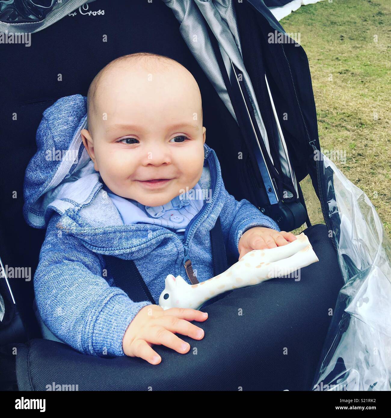 Baby in pushchair hi-res stock photography and images - Alamy