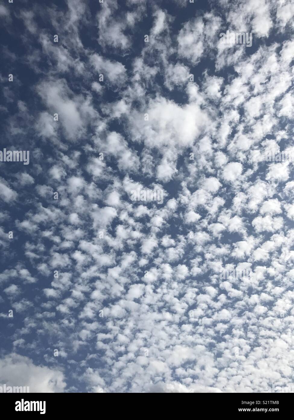 Polka dot clouds Stock Photo - Alamy