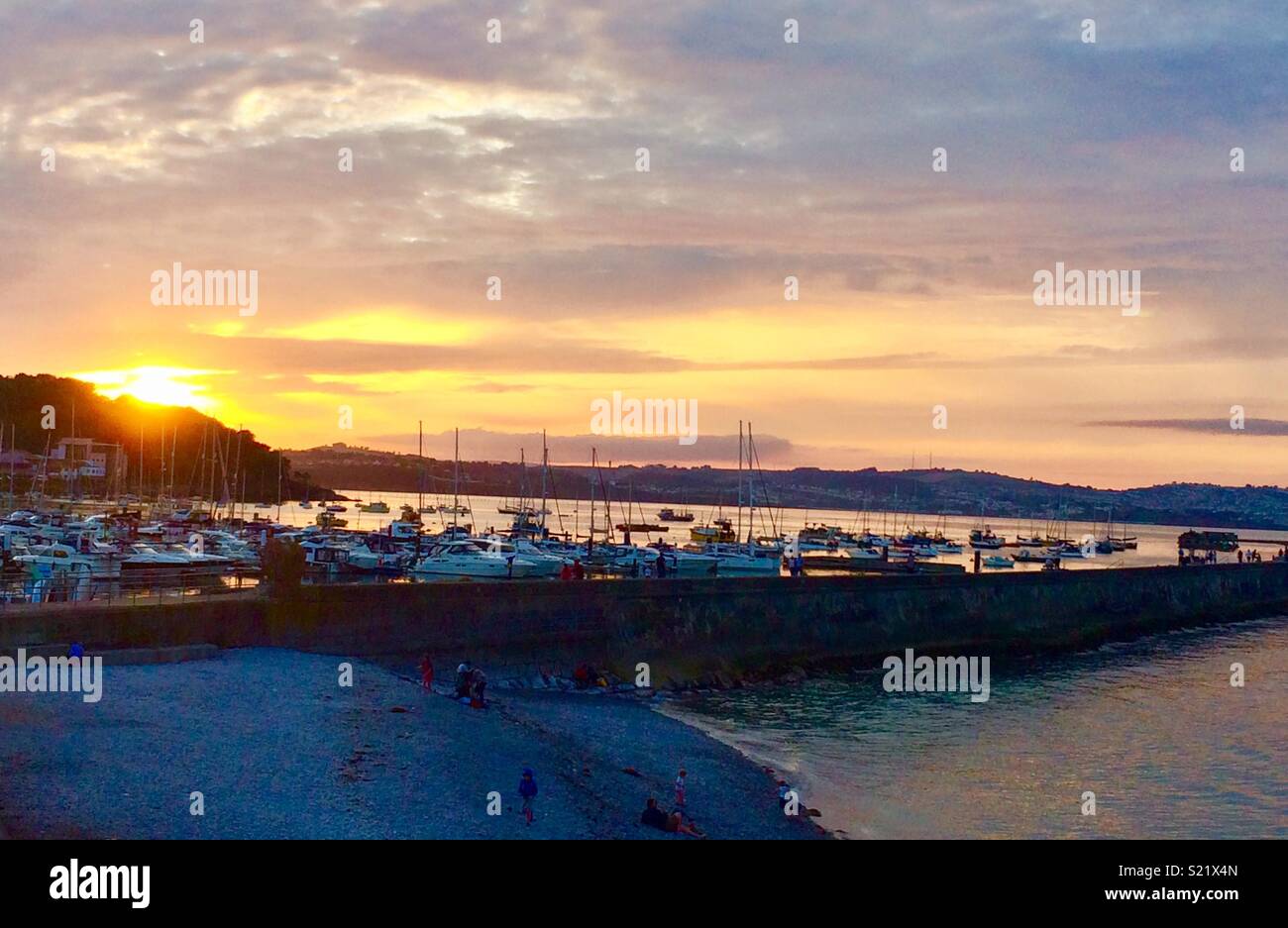 Sunset brixham hi-res stock photography and images - Alamy