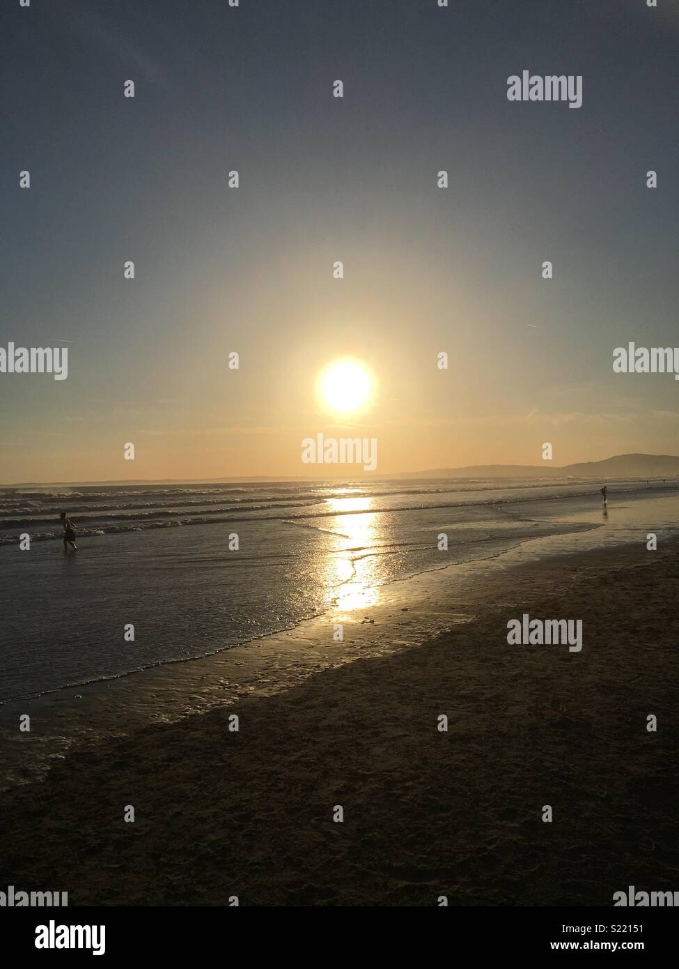 Beautiful evening at the beach hi-res stock photography and images - Alamy