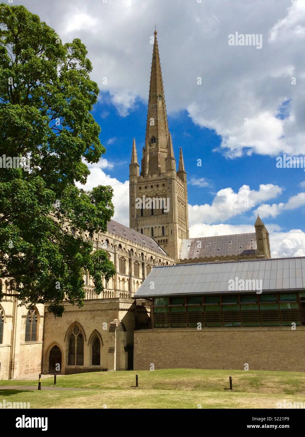 Norwich cathedral spire hi-res stock photography and images - Alamy