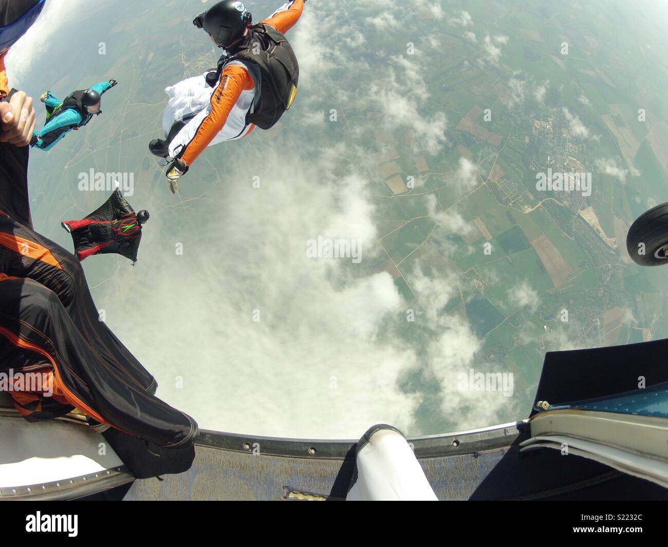 Inside Skydiving Plane