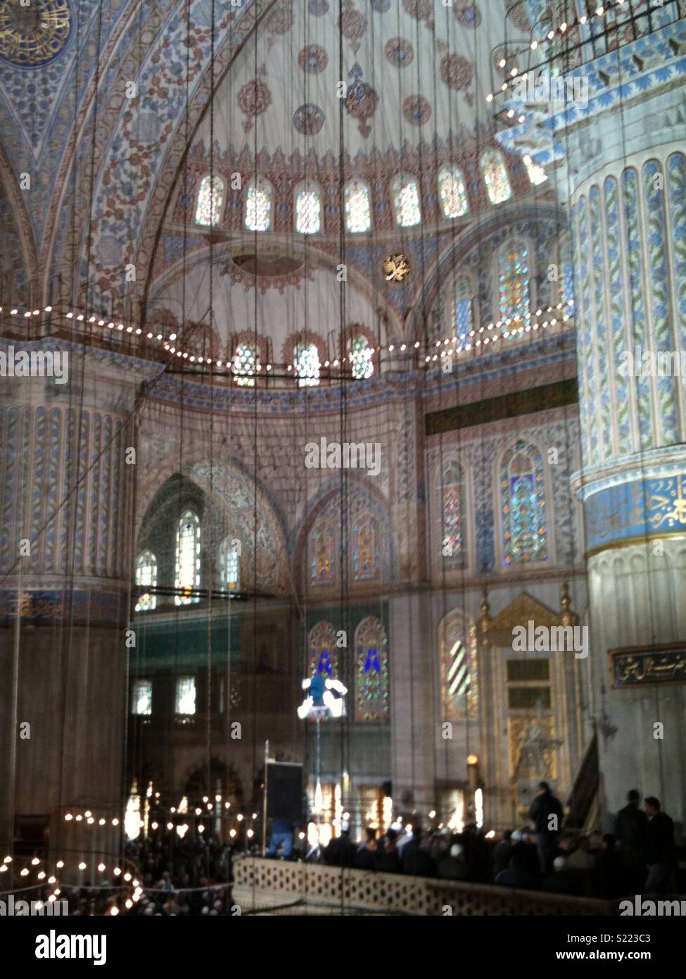Blue mosque architecture, Istanbul Stock Photo - Alamy