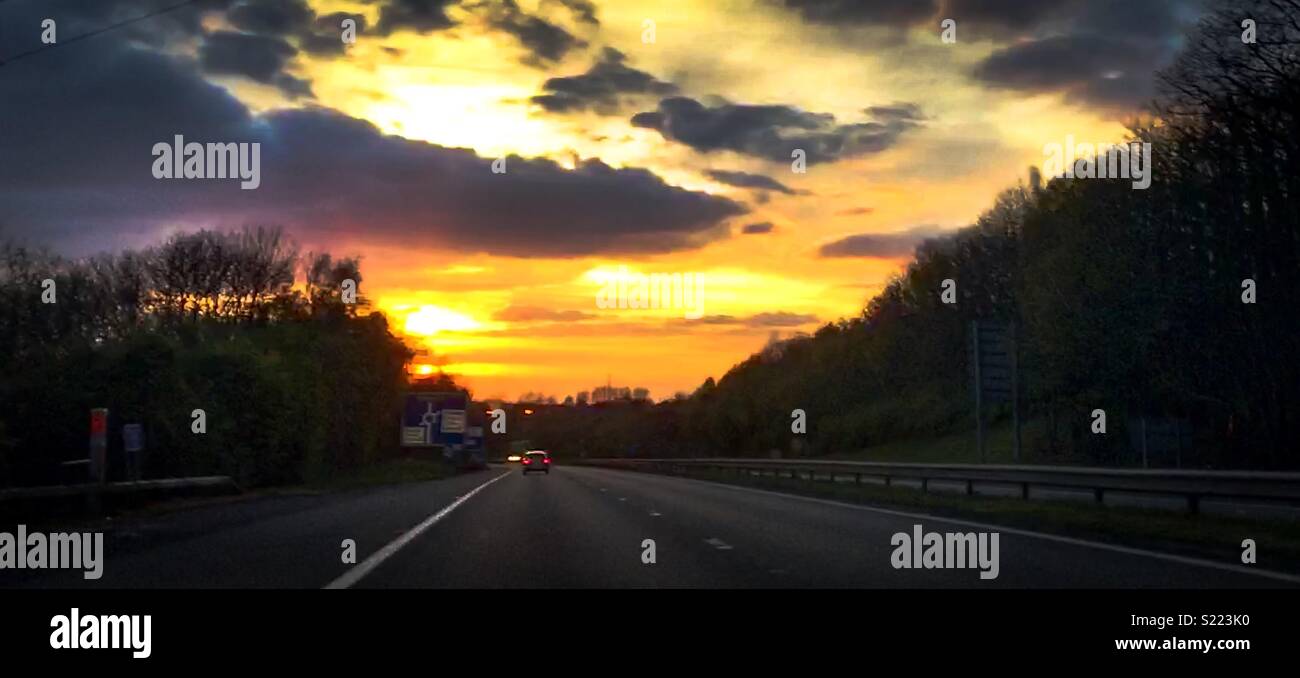 Clouds car hi-res stock photography and images - Alamy