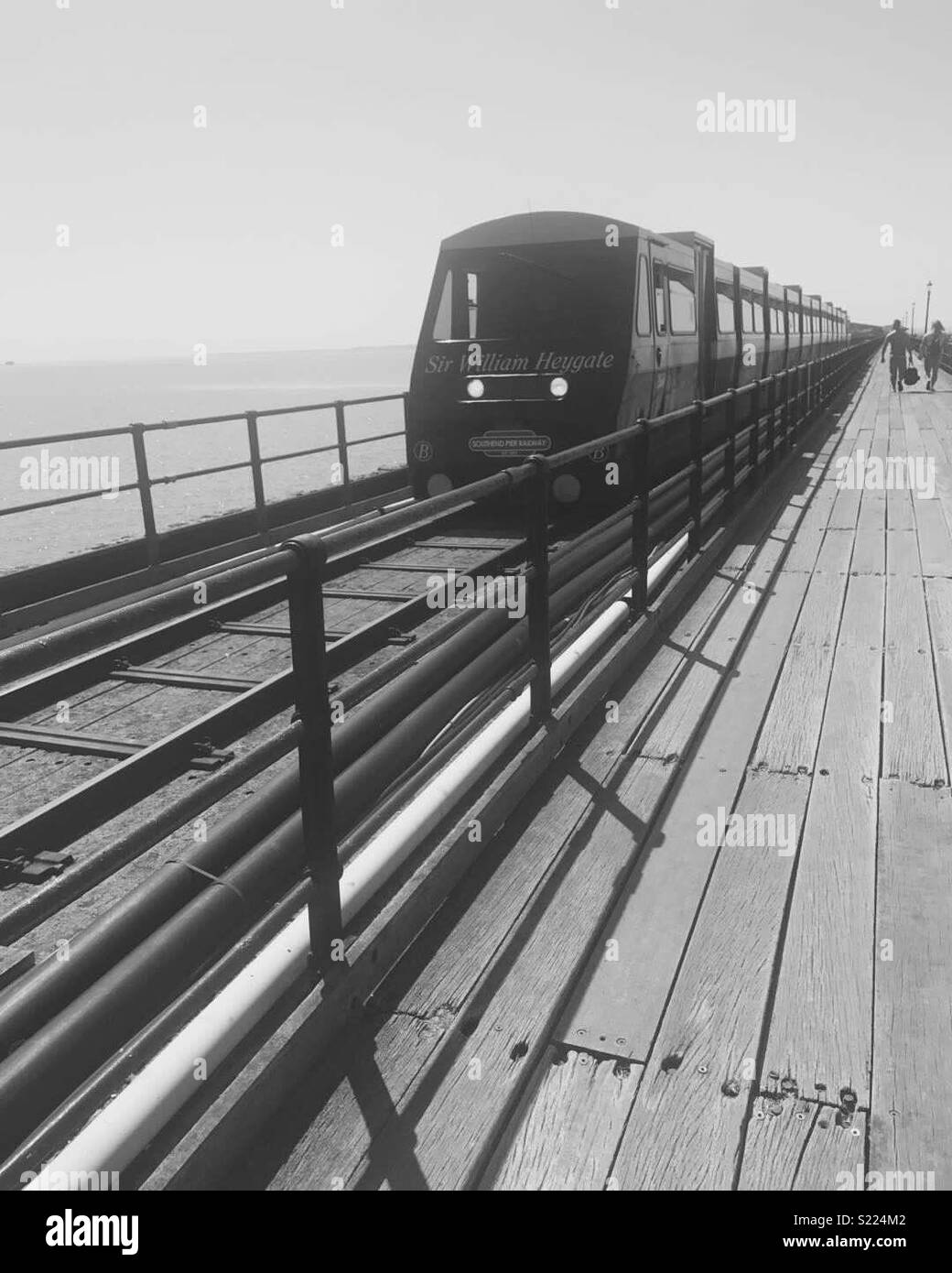 Southend pier railway hi-res stock photography and images - Alamy