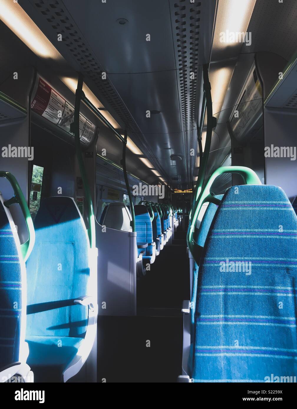 Morning train ride Stock Photo - Alamy