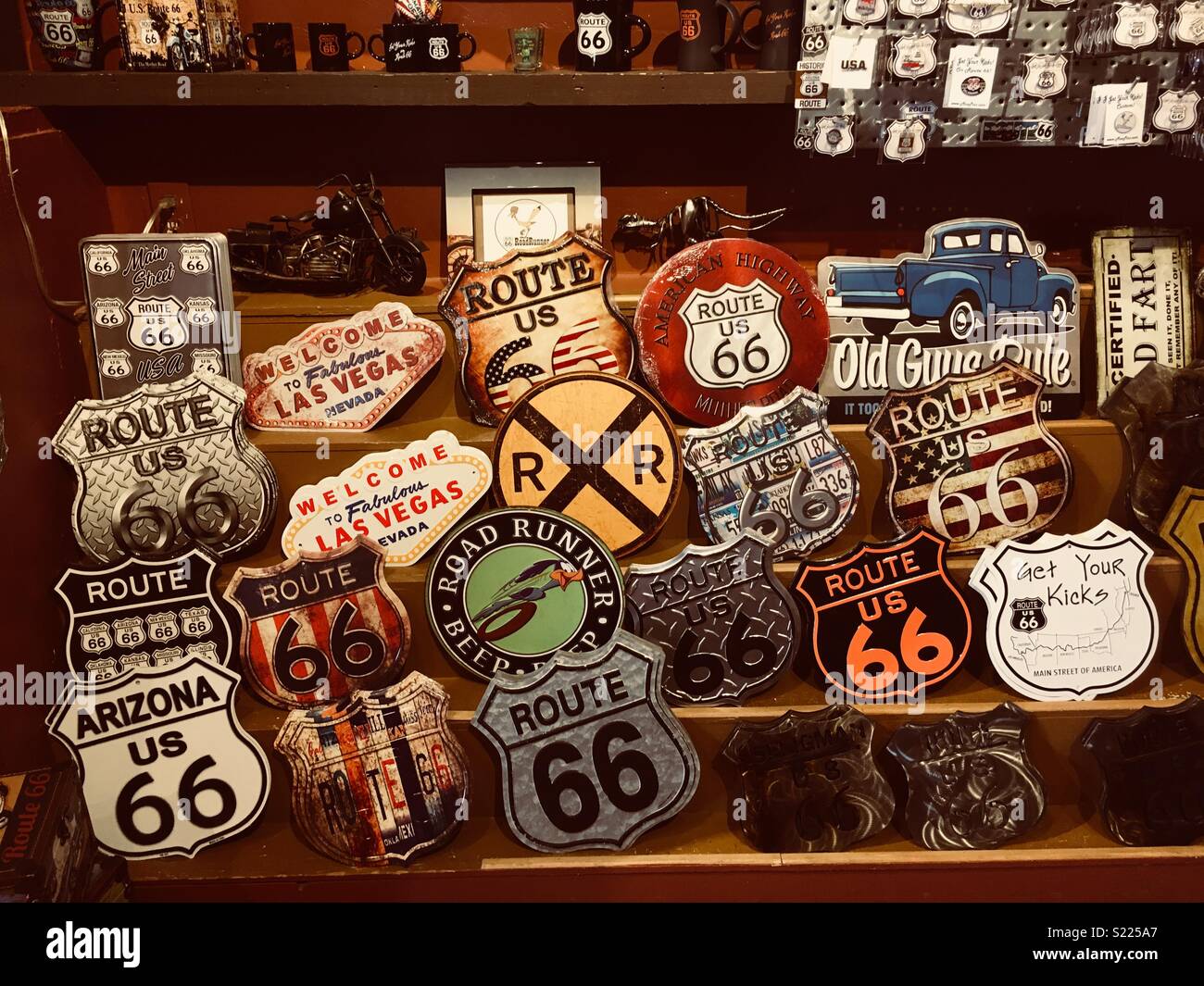 Route 66 Memorabilia Stock Photos & Route 66 Memorabilia Stock Images ...