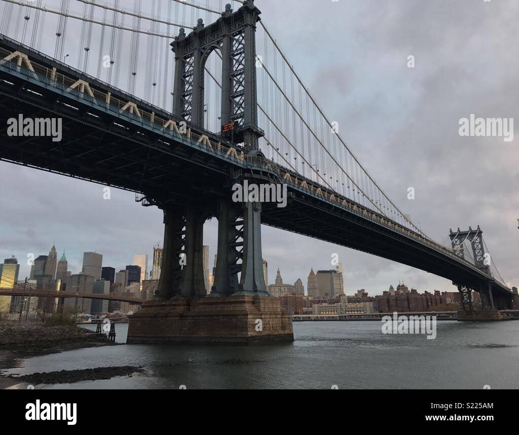Early morning In New York City Picture taken from Dumbo BK Stock Photo ...