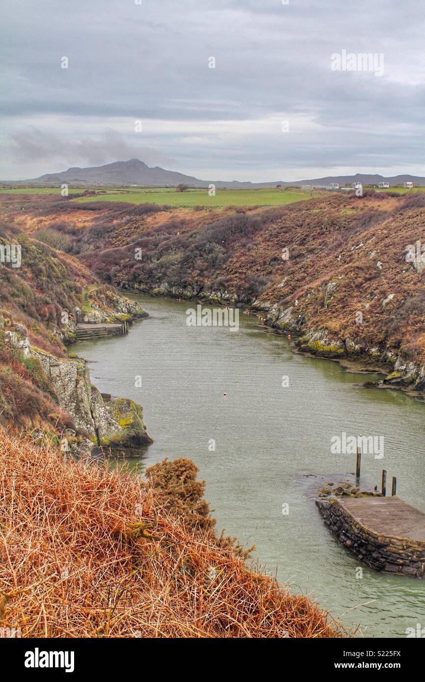 Pembrokeshire Coast Path, Porthclais Stock Photo - Alamy