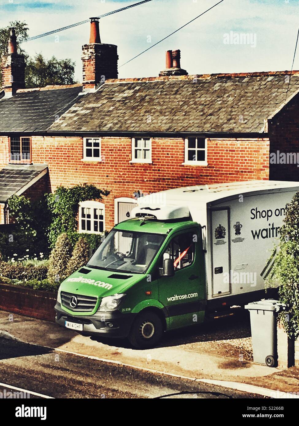 Waitrose delivery van hi-res stock photography and images - Alamy