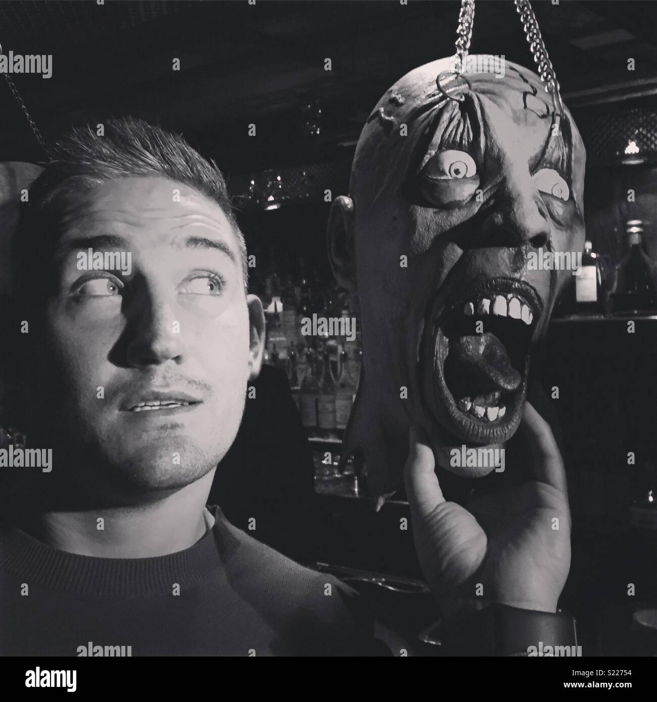 Head scary hi-res stock photography and images - Alamy