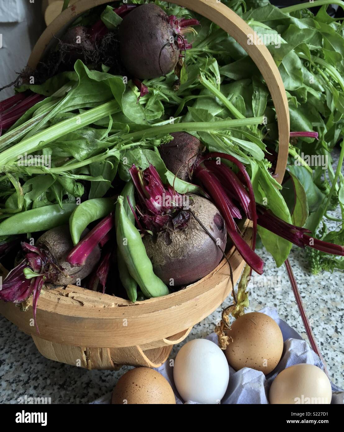 Home grown produce Stock Photo - Alamy