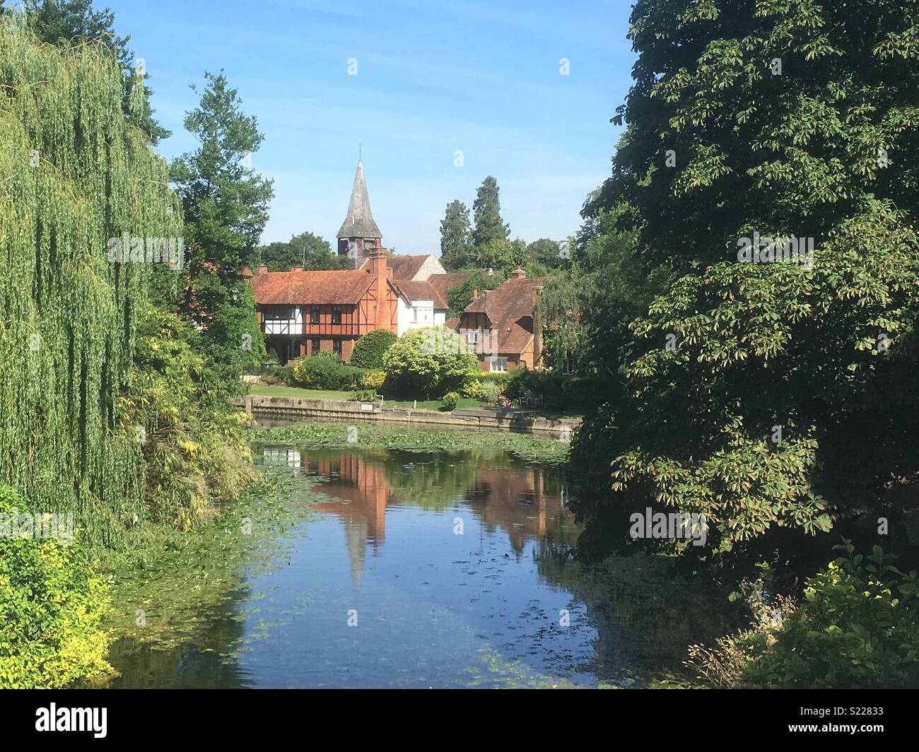 The Thames from Whitchurch Bridge Stock Photo - Alamy