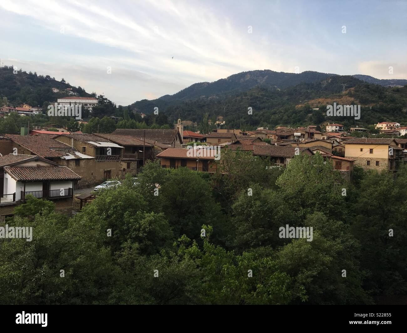 Over a village hi-res stock photography and images - Alamy