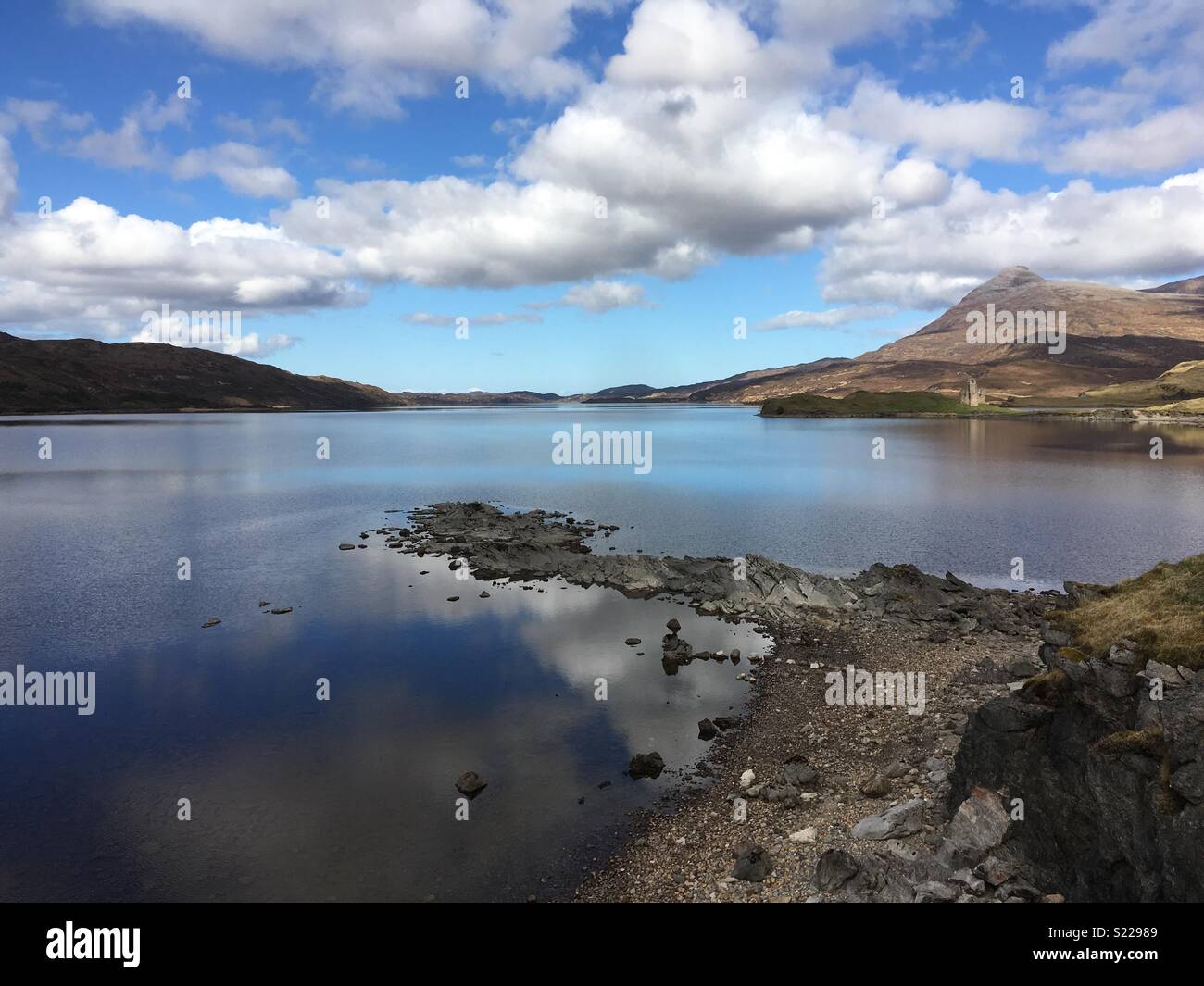 Loch Assynt, Sutherland Stock Photo - Alamy