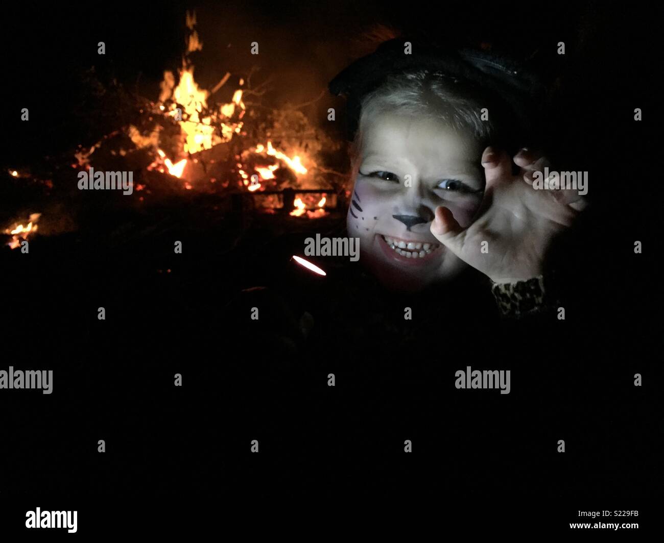 Spooky bonfire night Stock Photo - Alamy