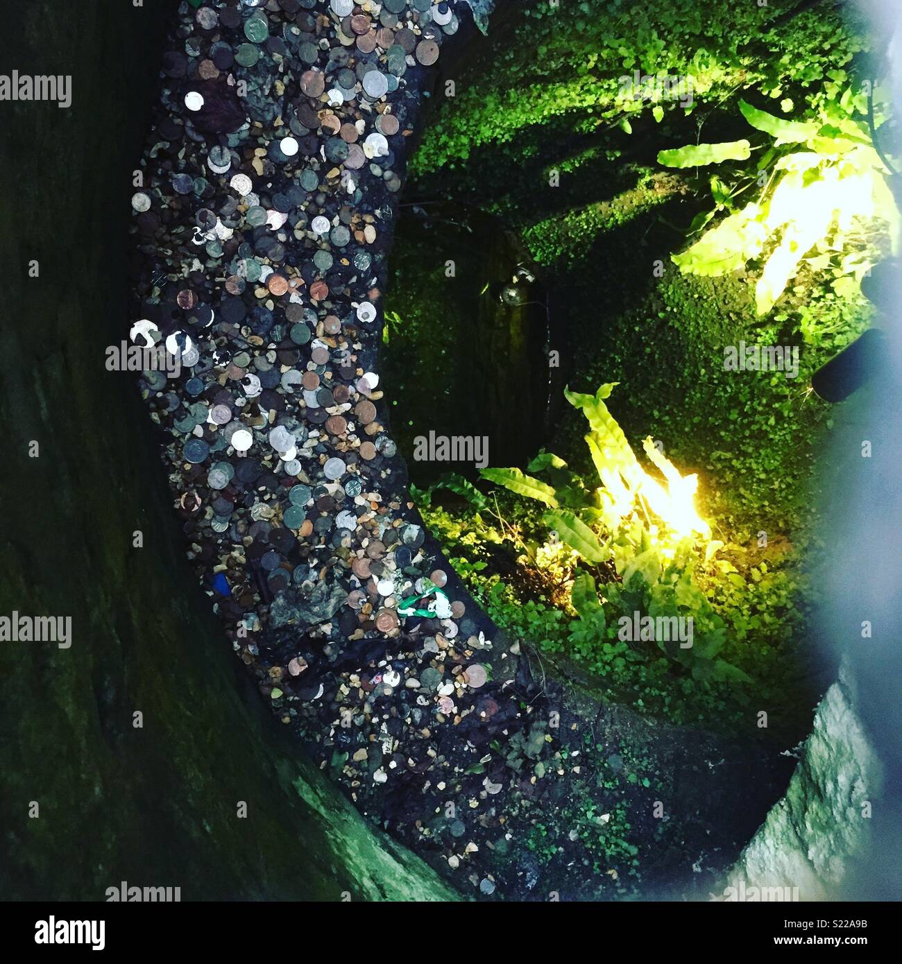 Wishing well coins hi-res stock photography and images - Alamy