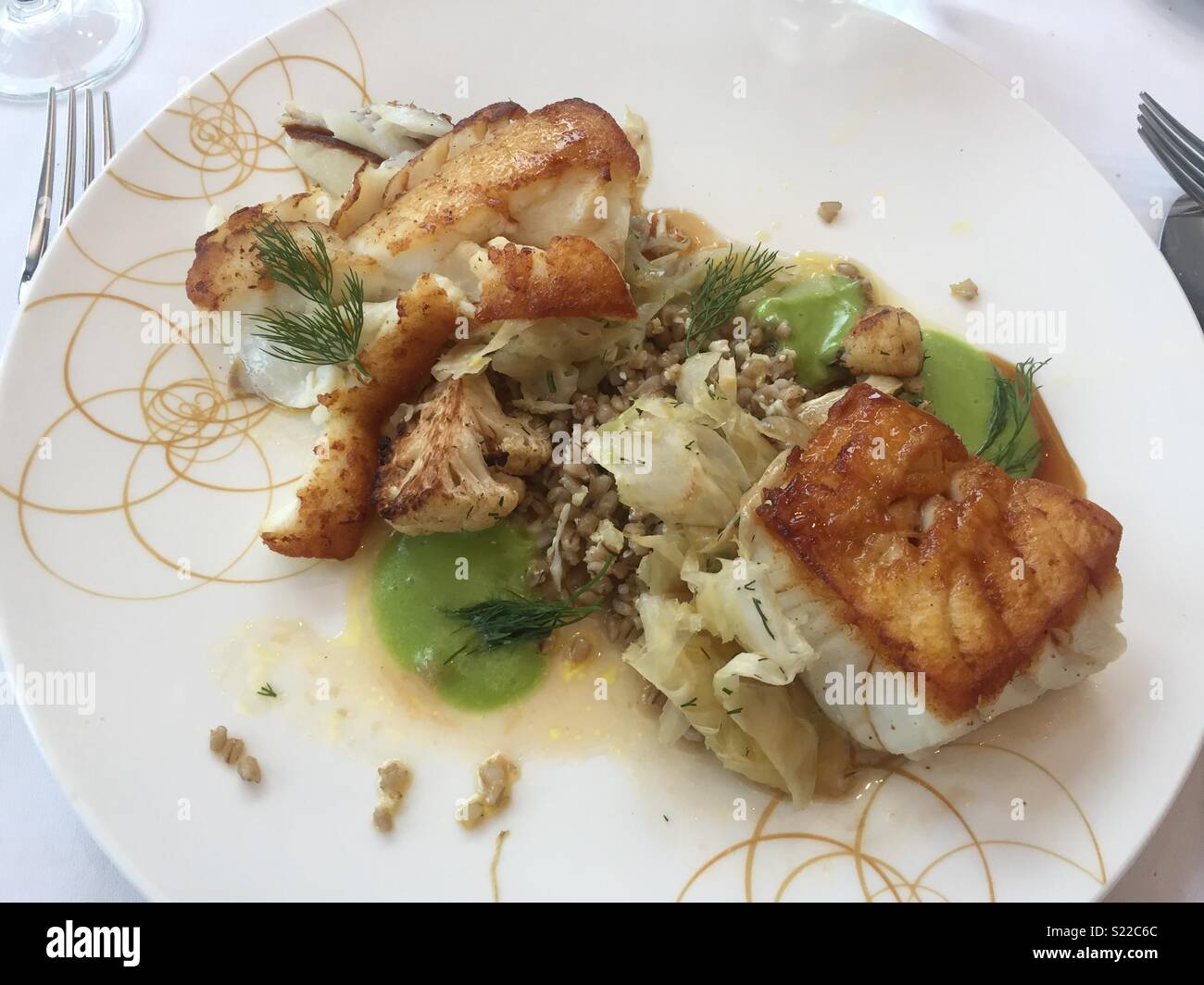 Main meal cod Stock Photo - Alamy