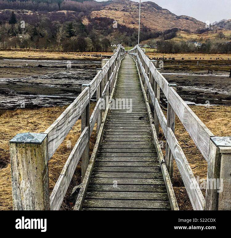 Jubilee bridge argyll hi-res stock photography and images - Alamy
