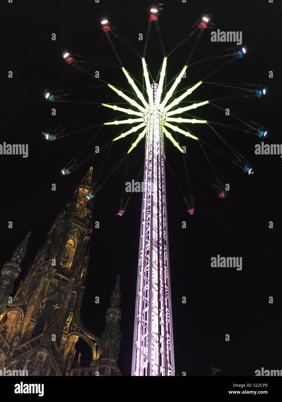 Starflyer Ride Edinburgh Stock Photo - Alamy