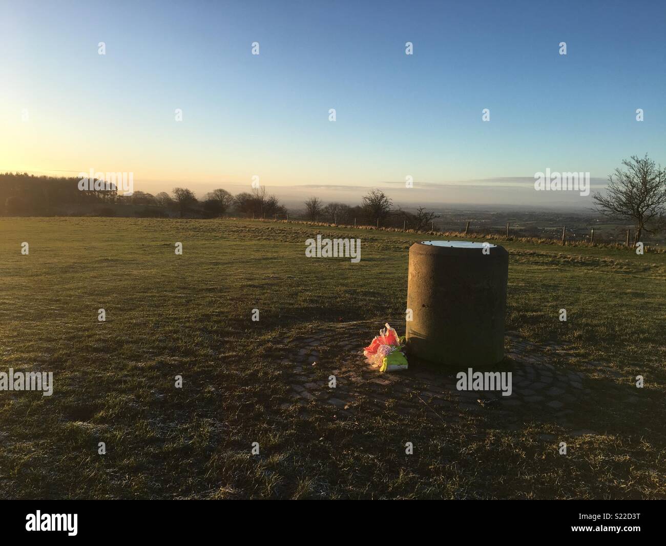 Trig Point At Sunrise High Resolution Stock Photography and Images - Alamy