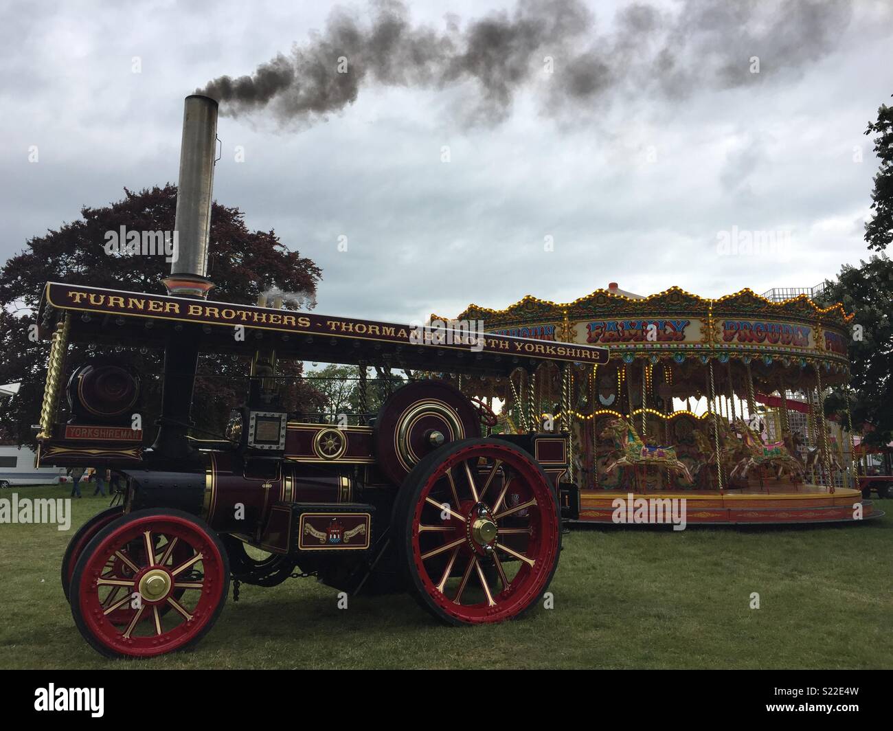 Fairground traction engine hi-res stock photography and images - Alamy