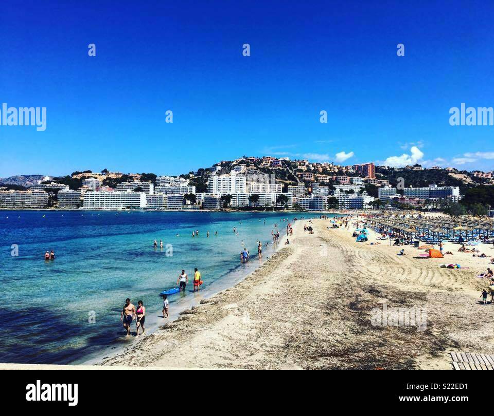 Santa ponsa Majorca Stock Photo - Alamy