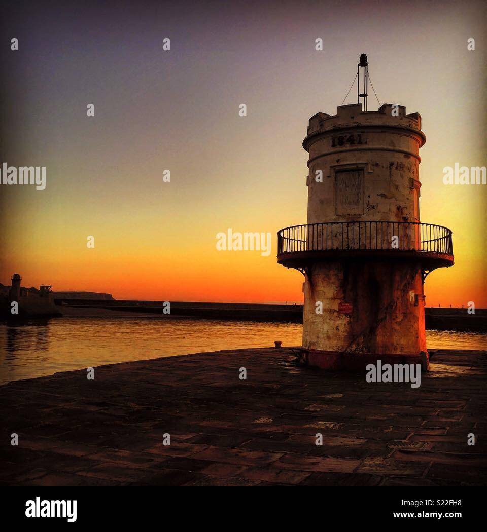 Harbour lighthouse whitehaven hi-res stock photography and images - Alamy