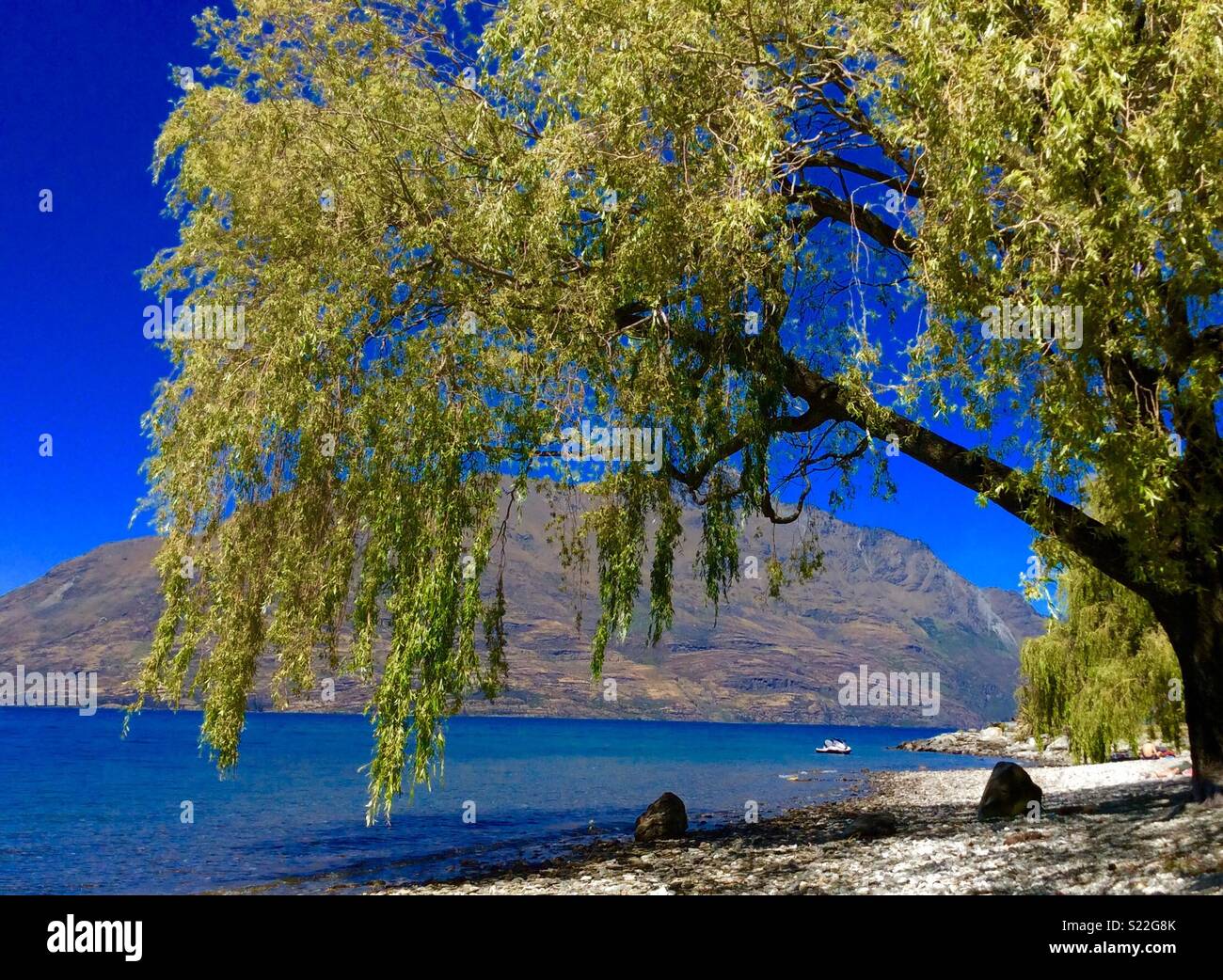 Beautiful Queenstown, New Zealand Stock Photo - Alamy