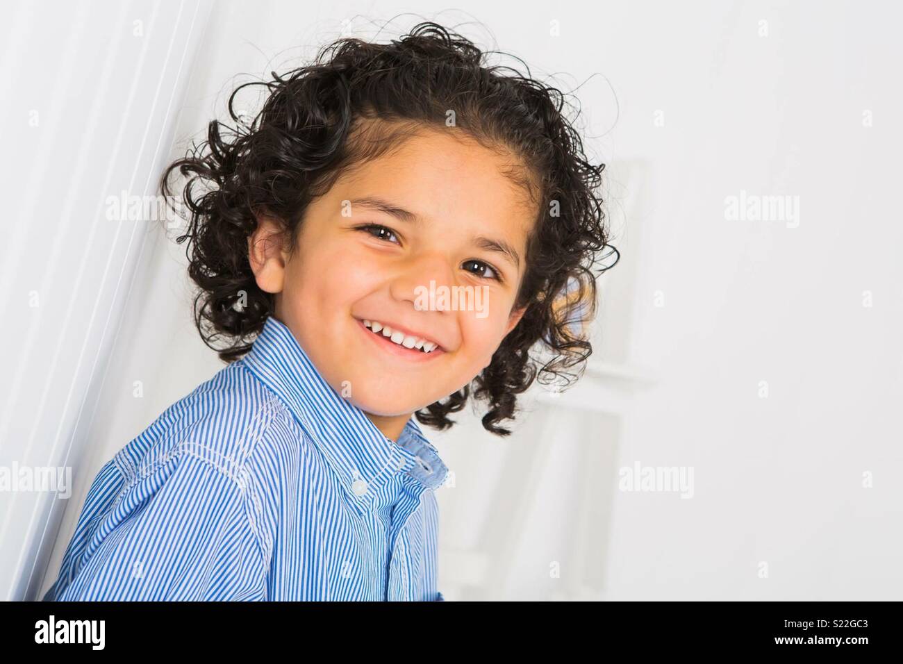 Happy little man Stock Photo - Alamy