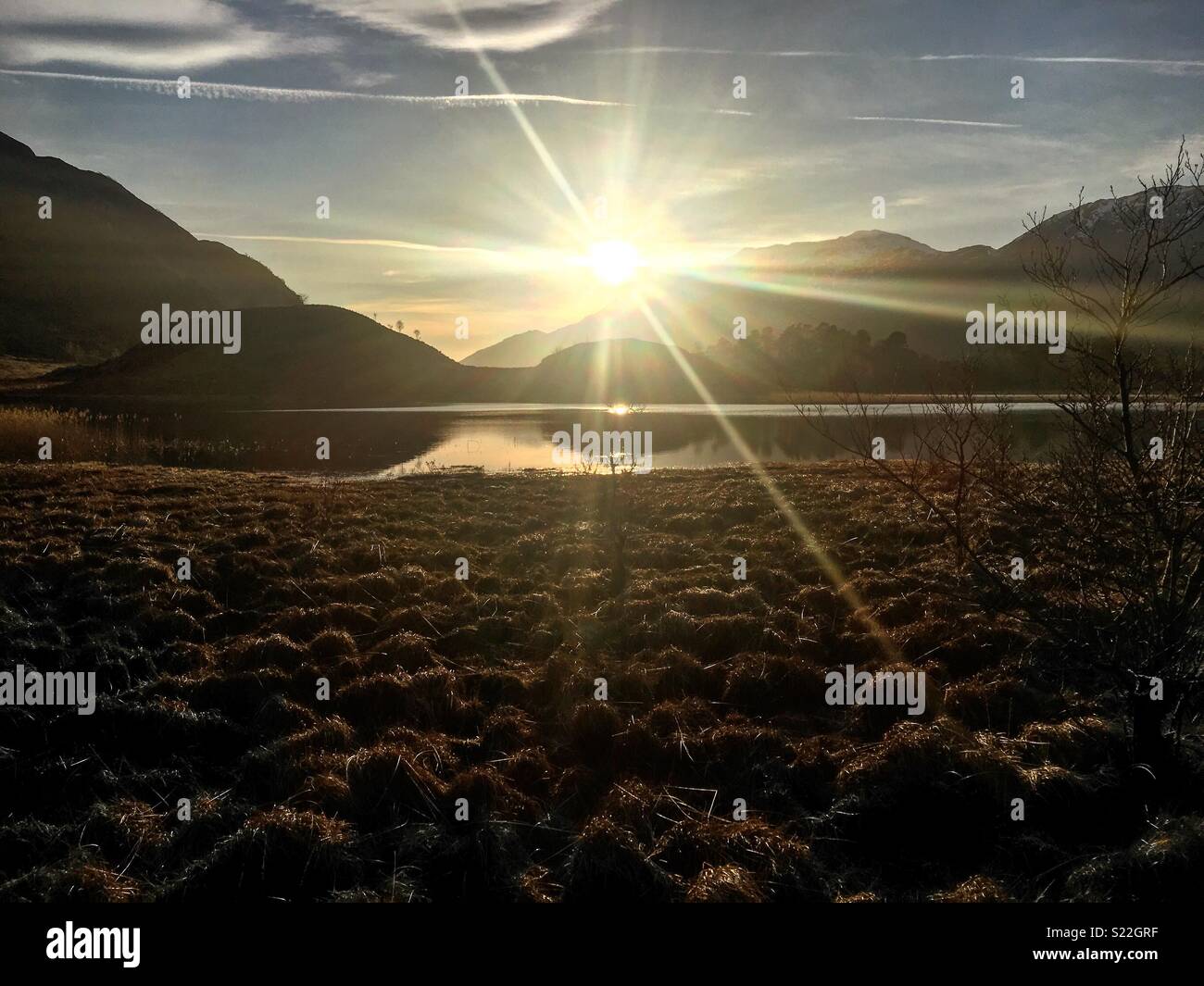 Sunset sunbeams hi-res stock photography and images - Alamy