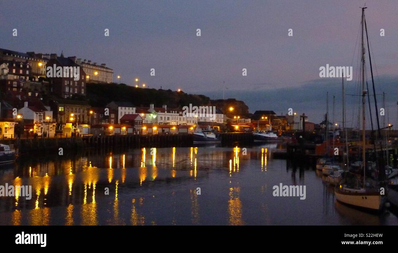 Whitby at night hi-res stock photography and images - Alamy