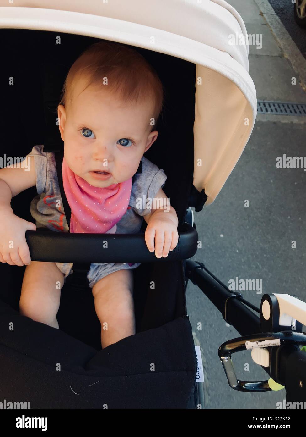 Baby in pram hi-res stock photography and images - Alamy