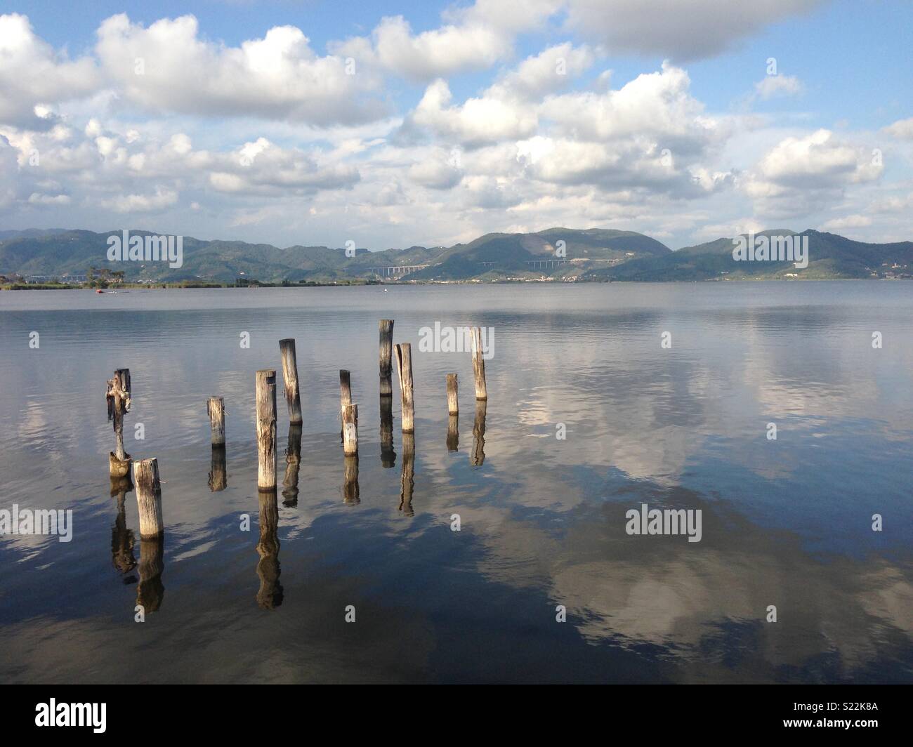 Lake in Tuscany Stock Photo - Alamy