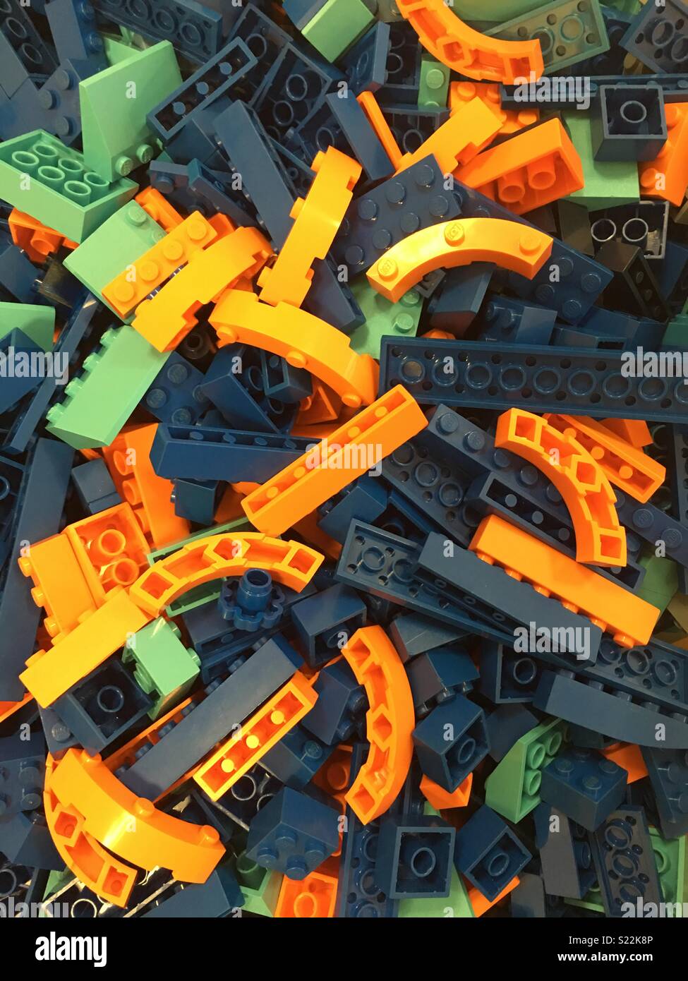 Mixed colour Lego Stock Photo - Alamy
