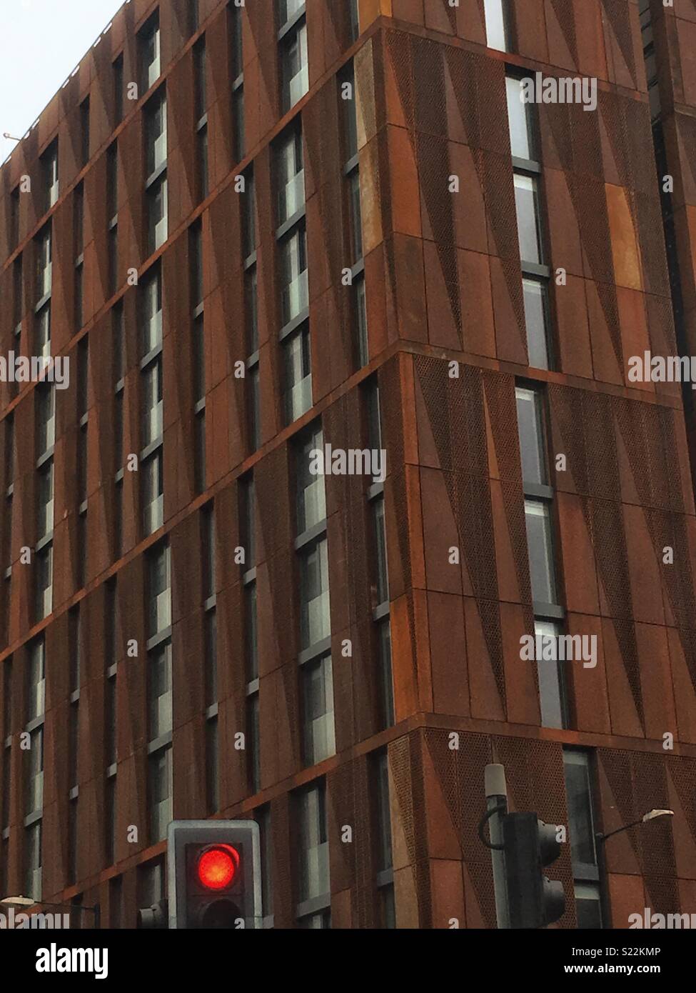 Rusty office block. Manchester, uk Stock Photo - Alamy