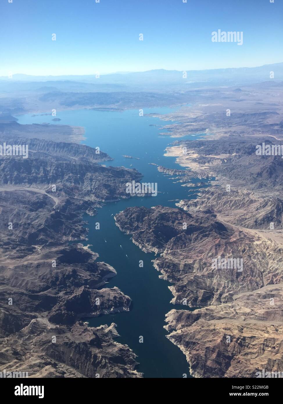 Aerial view lake mead nevada hi-res stock photography and images - Alamy
